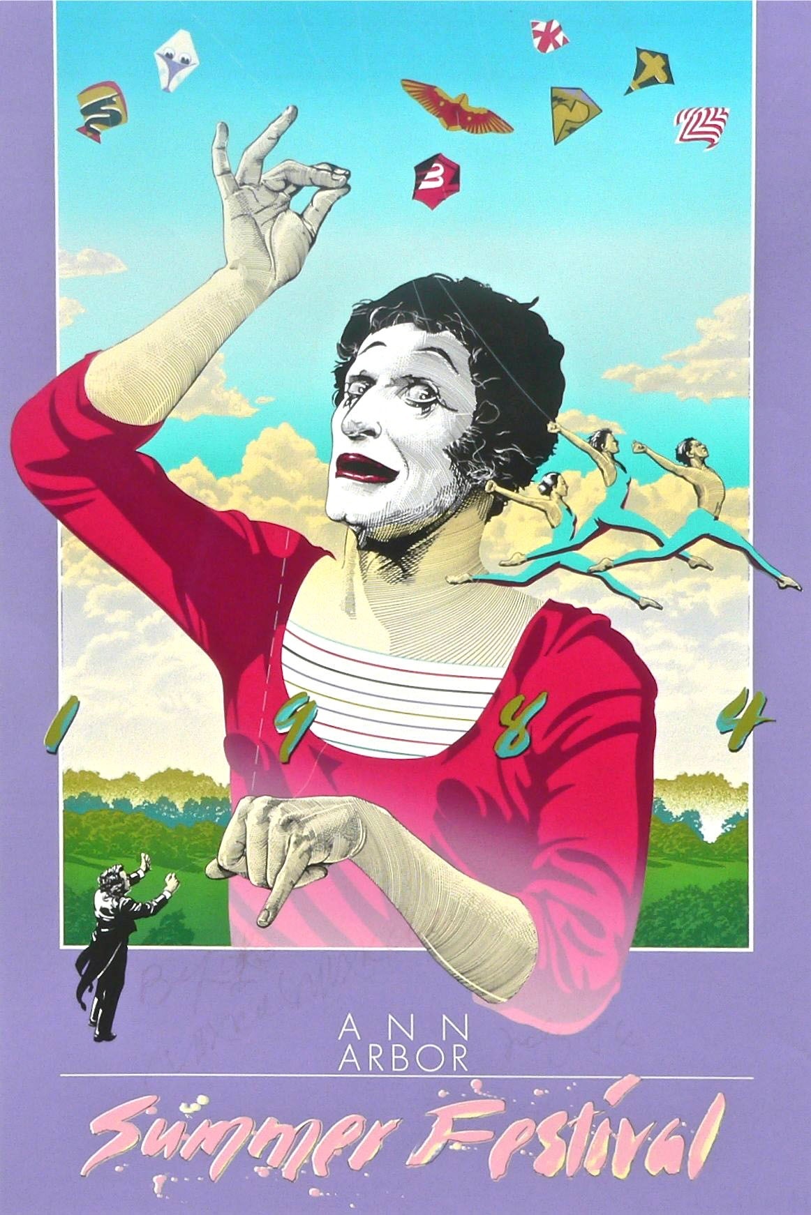 Bill Burgard: 1984 Ann Arbor Summer Festival Poster | U-M Stamps