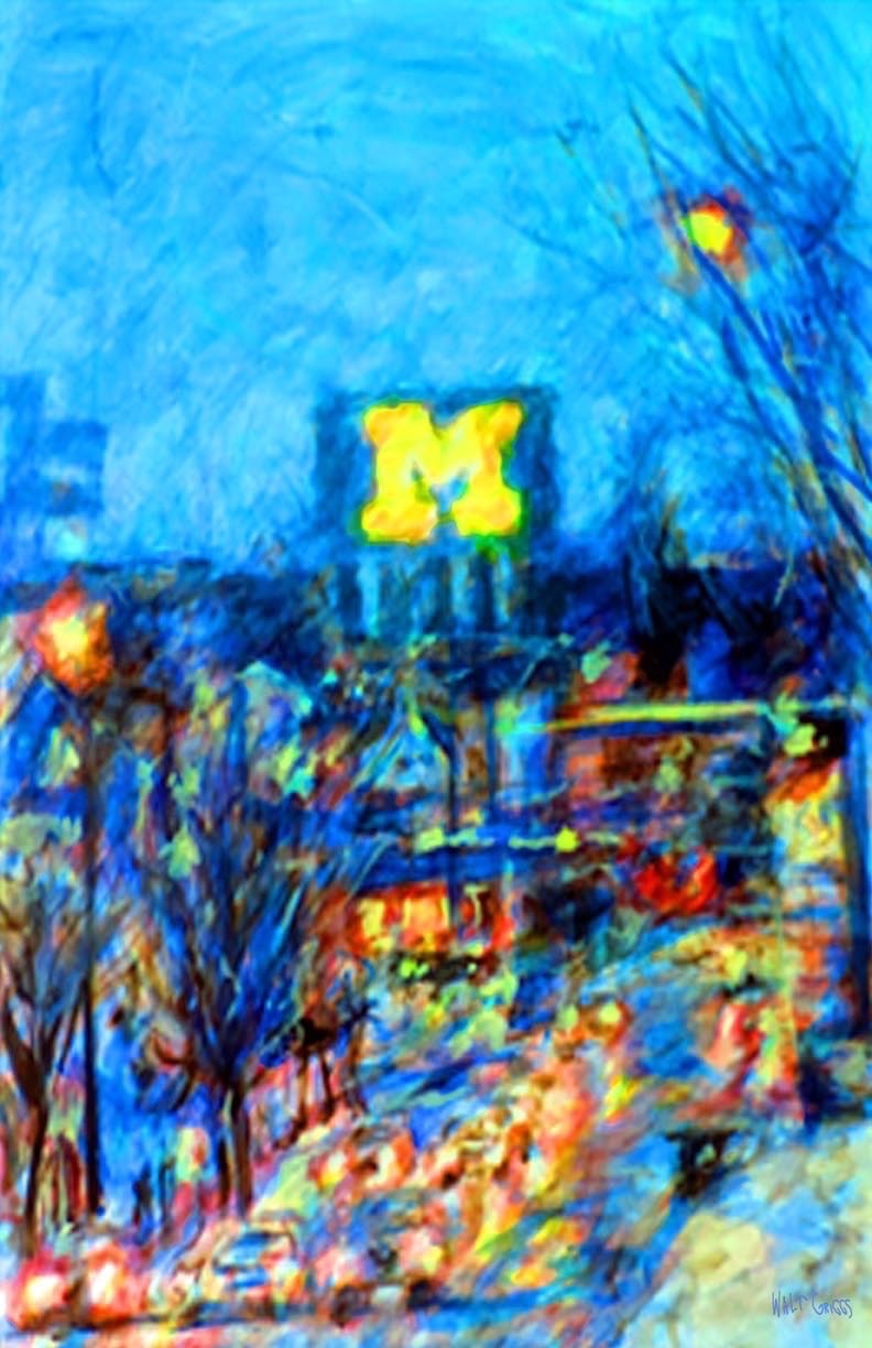 Walter Griggs: Michigan Stadium-Main ST. | U-M Stamps