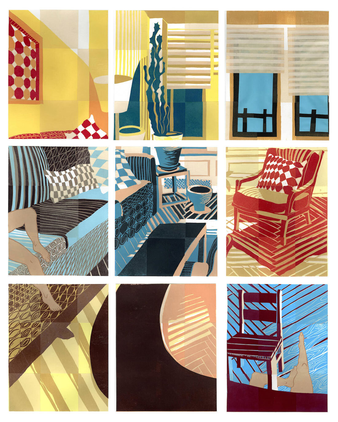 Ruth Marks: Living Room c. 2009 | U-M Stamps